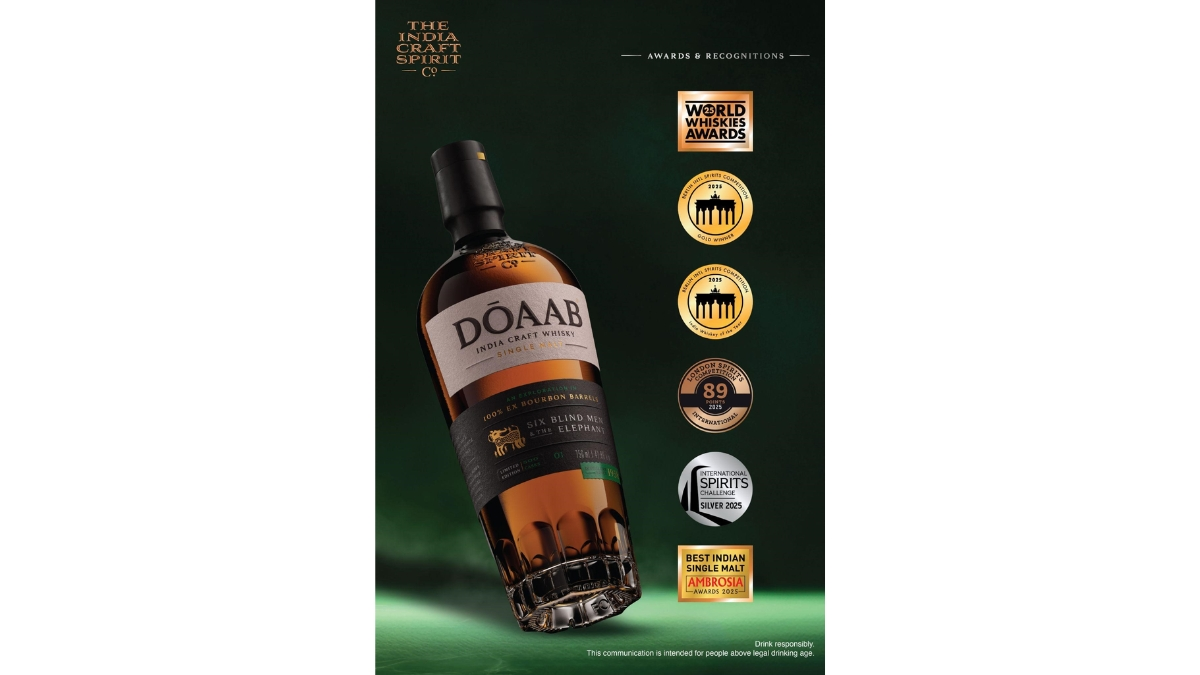 DOAAB India Craft Whisky Crowned ‘India Whisky of the Year 2025’ On the ...